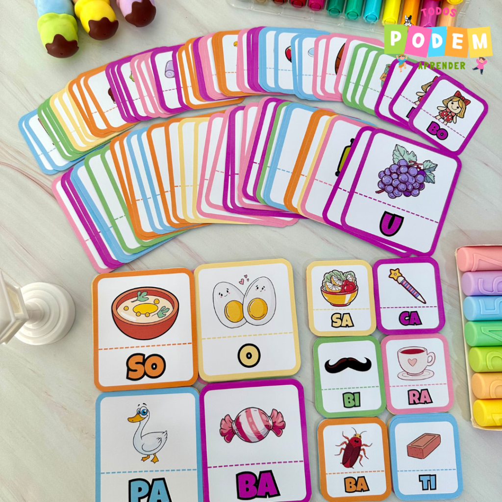 JOGO DA MEMÓRIA DAS SÍLABAS – Todos Podem Aprender – Recursos ...