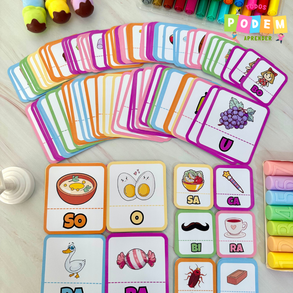 JOGO DA MEMÓRIA DAS SÍLABAS – Todos Podem Aprender – Recursos ...