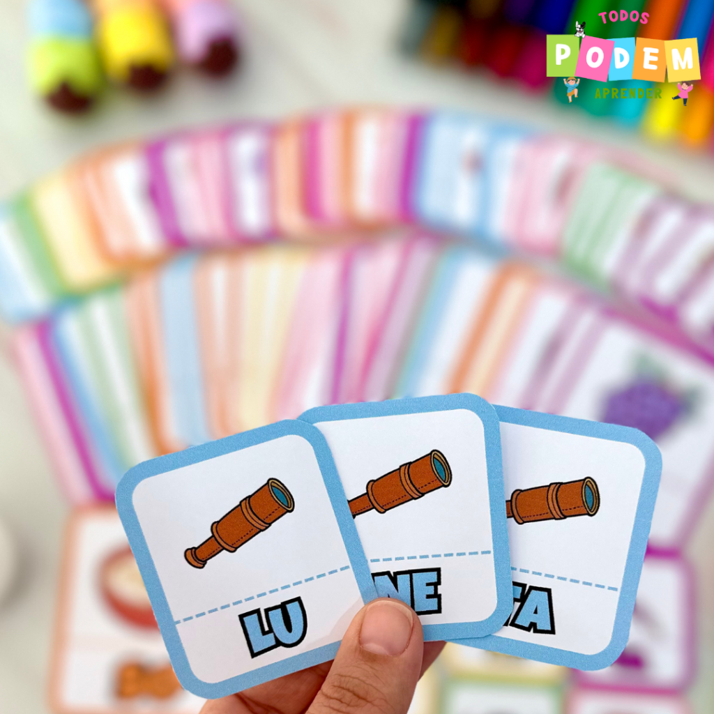 JOGO DA MEMÓRIA DAS SÍLABAS – Todos Podem Aprender -Recursos ...