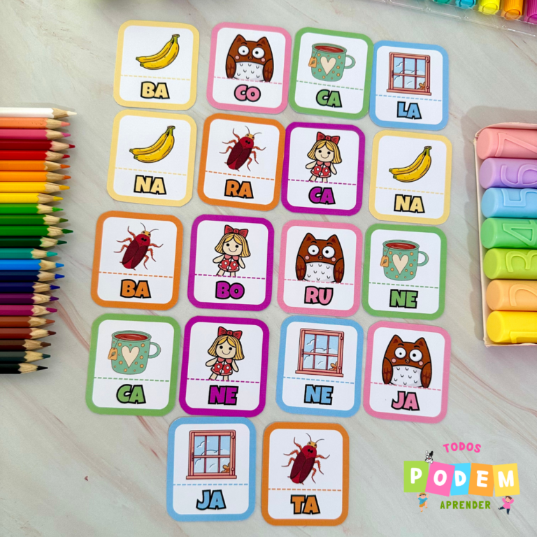 JOGO DA MEMÓRIA DAS SÍLABAS – Todos Podem Aprender – Recursos ...