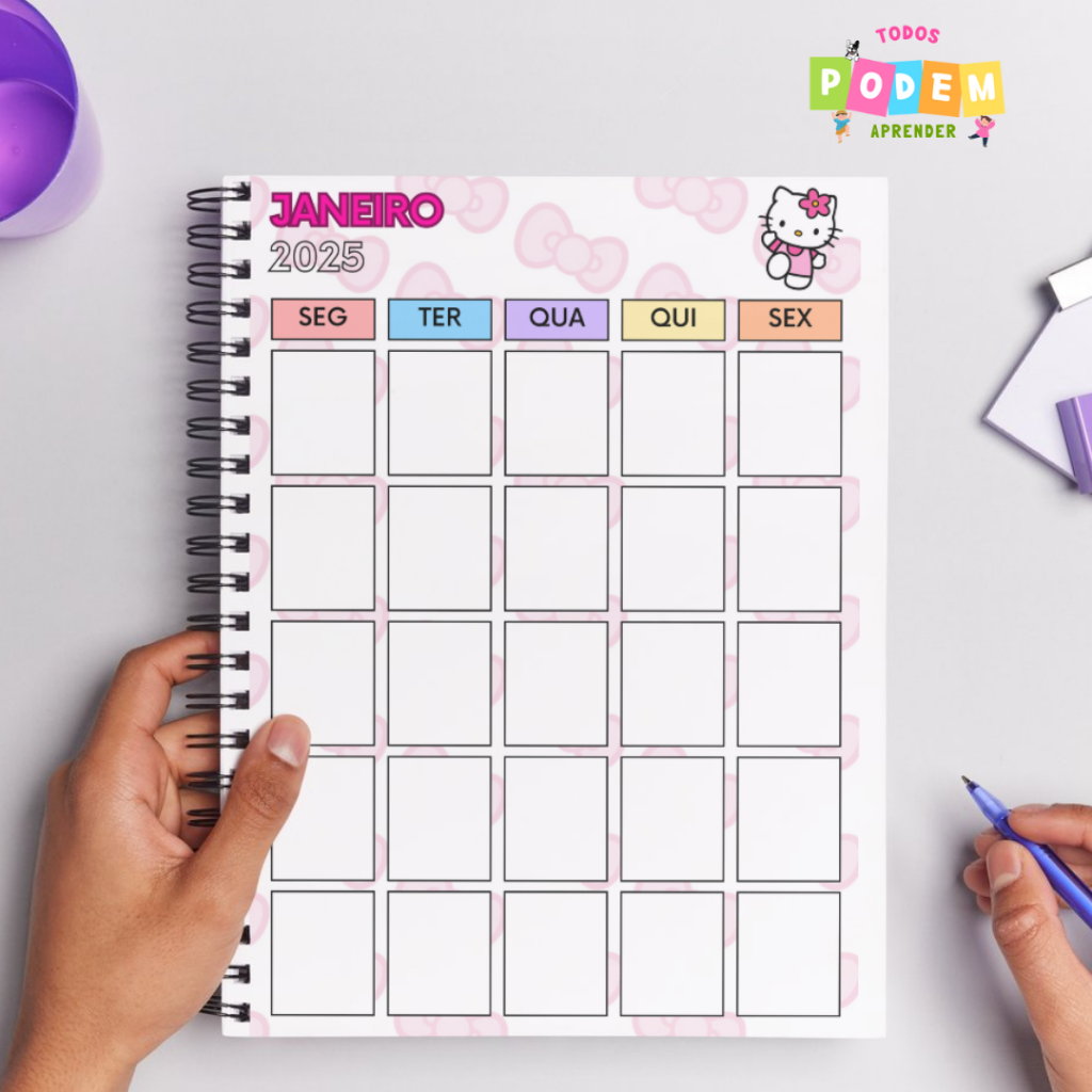 PLANNER DA PROFESSORA- HELLO KITTY – Todos Podem Aprender – Recursos ...