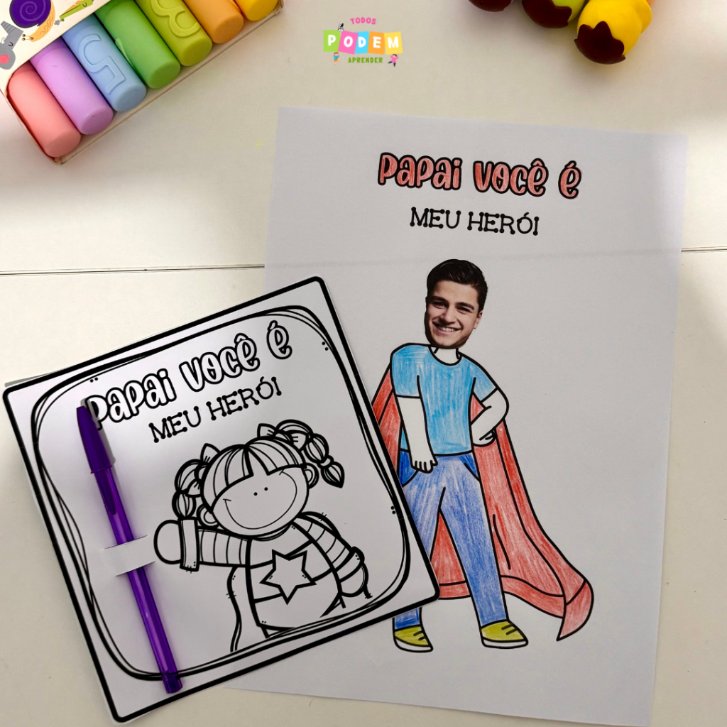 KIT DIA DOS PAIS- TEMA HERÓI – Todos Podem Aprender – Recursos ...